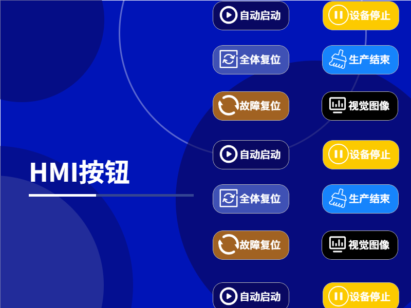 工业HMI按钮