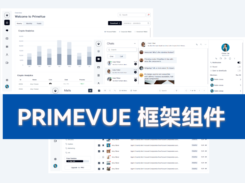 PRIMEVUE 框架组件